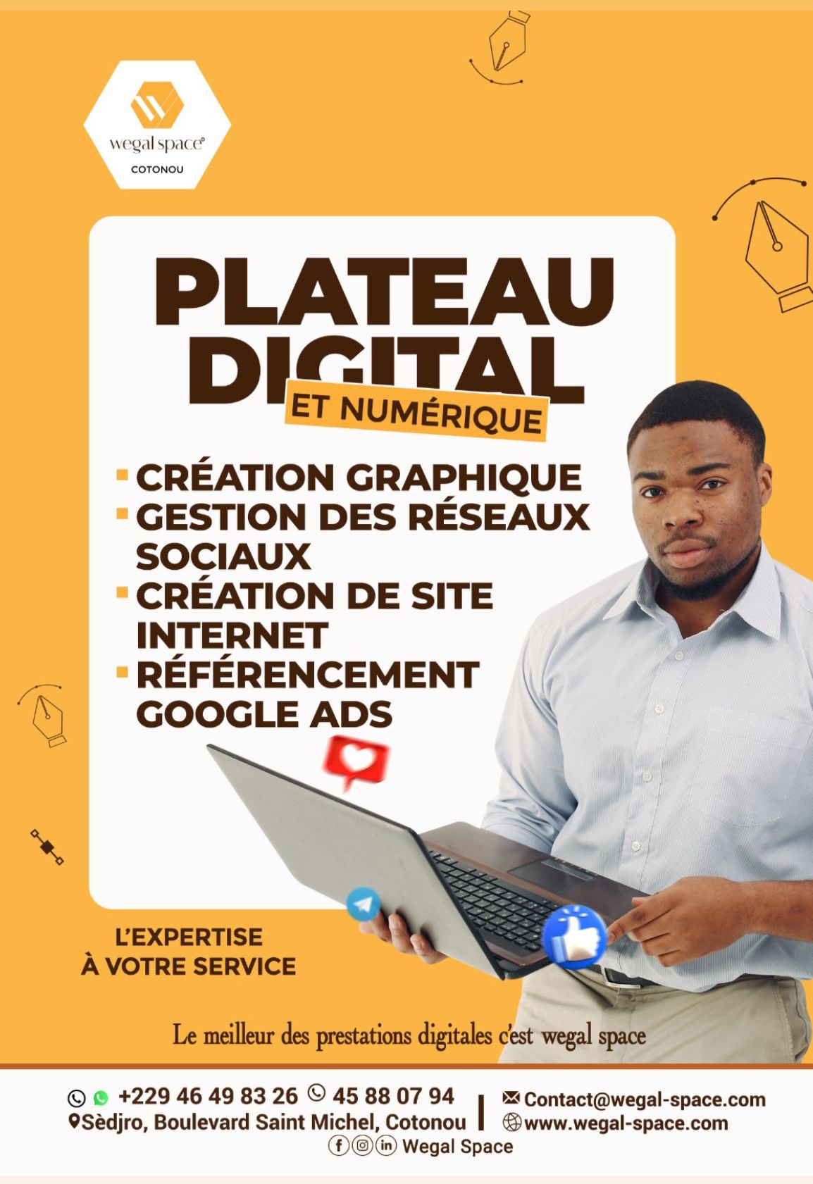 Plateau digital & numérique – Wegal Space